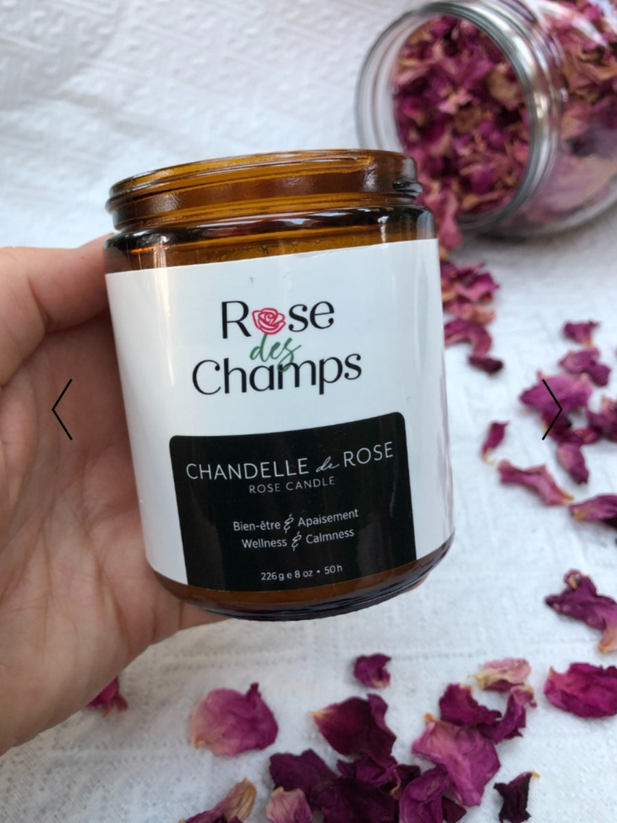 Chandelle de Rose/ Rose Candle – Ressource Divine®